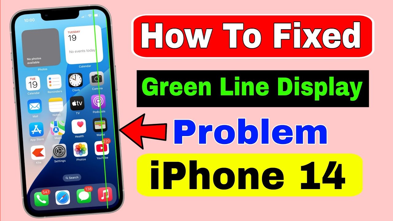 how to fix green line on iphone 14 | iphone 14 green line after update ...