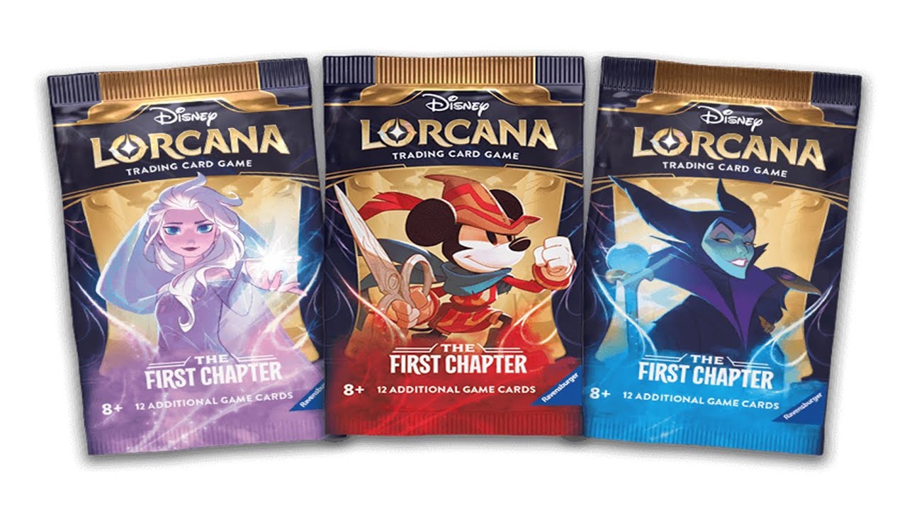 DISNEY LORCANA THE FIRST CHAPTER (One Of Every Pack Art) - YouTube