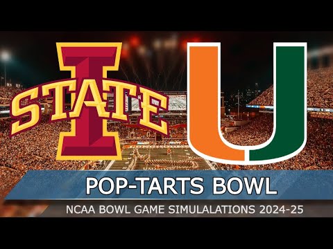 Iowa State vs Miami - Pop-Tarts Bowl 2024 Full Game Highlights (College ...