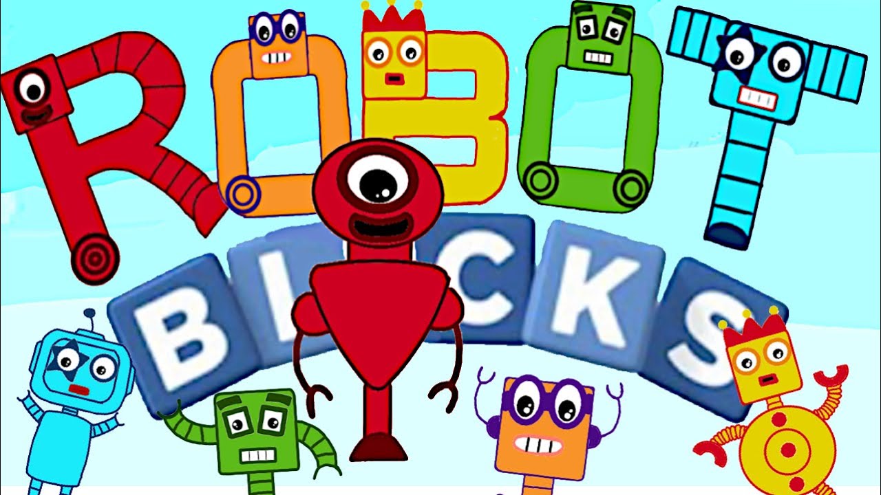 Alphabetblocks Intro Song But Only R for Robot with Spilling - Robot ...