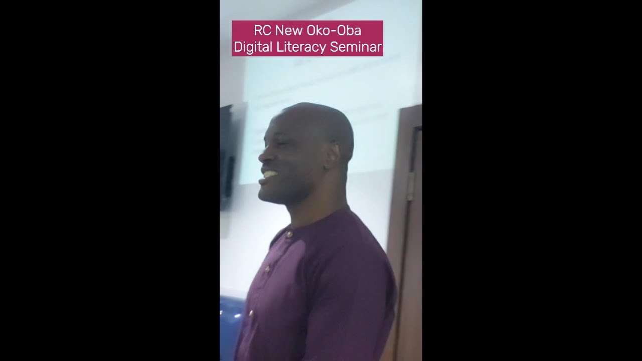RC New Oko-Oba Metropolitan Digital Literacy Seminar - YouTube