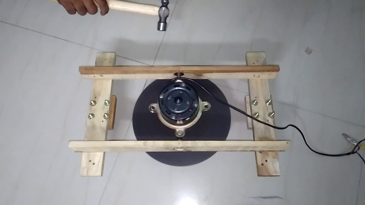 prototype of a self stabilizing two wheeler - YouTube