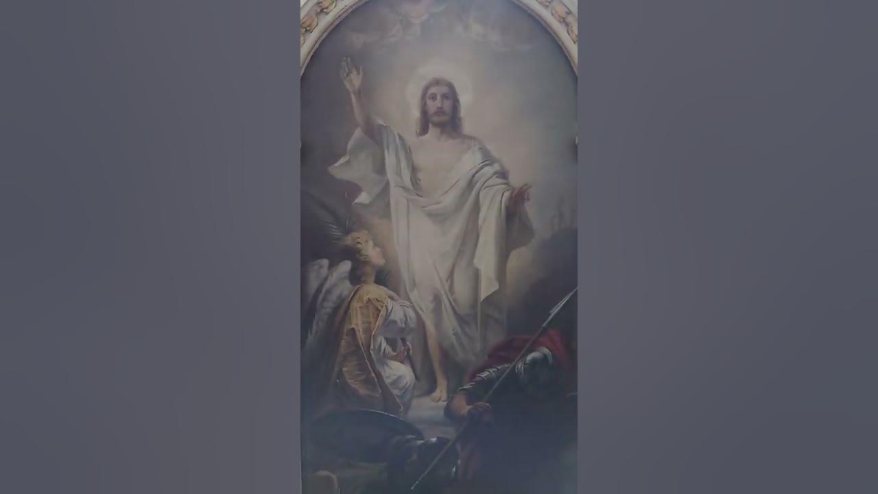 Am gasit ceva..O imagine cu Domnul Isus...fresca gotica de 600 de ani! - YouTube