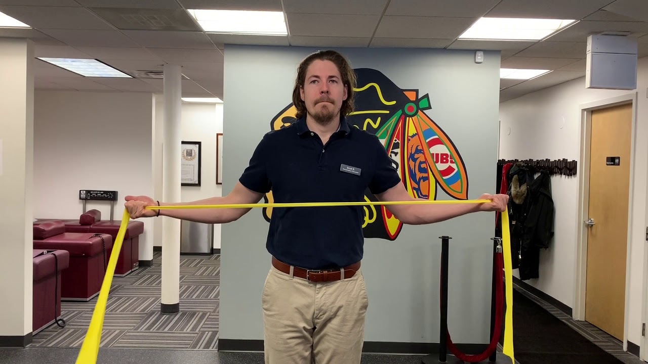 Banded Bilateral Shoulder External Rotation - YouTube