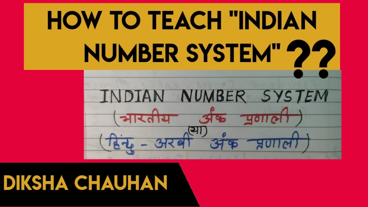How to teach Indian number system| बच्चों को भारतीय अंक प्रणाली कैसे ...