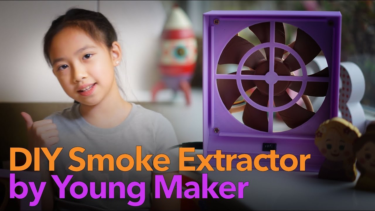 HOW TO MAKE - A Solder Smoke / Fume Extractor Easily - YouTube