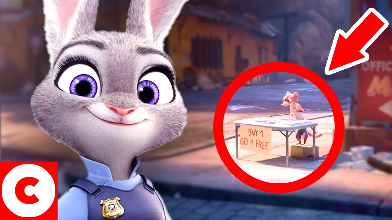 10 Détails Incroyables Cachés Dans Les Films De Disney 2 - YouTube