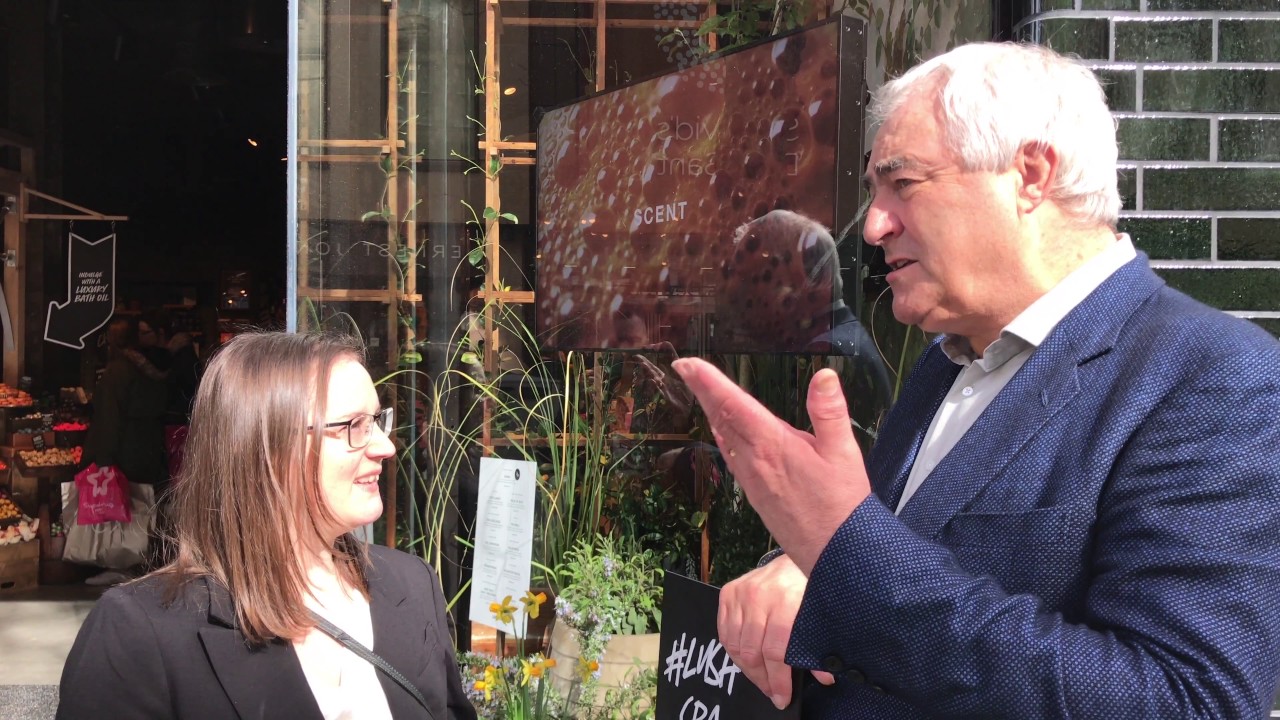 Interview with Lush Founder Mark Constantine at Lush Spa Cardiff Launch ...
