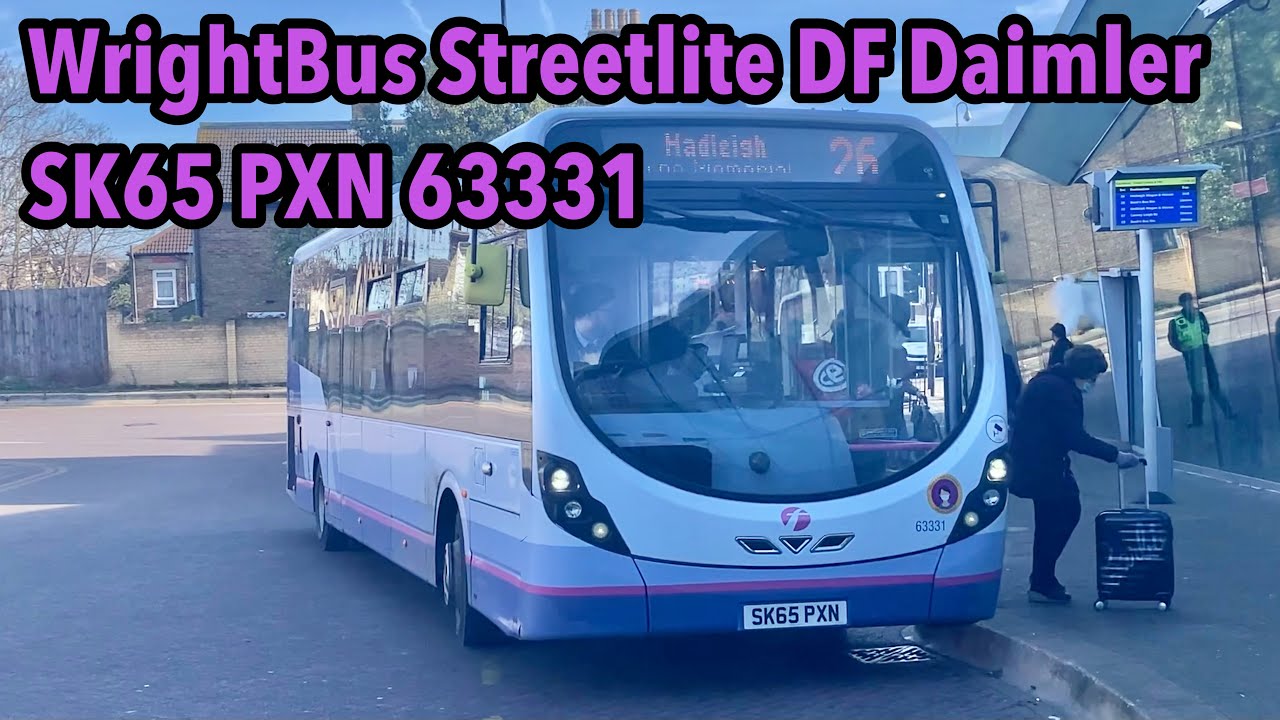 [Peculiar Working] First Essex WrightBus Streetlite DF Daimler SK65 PXN ...
