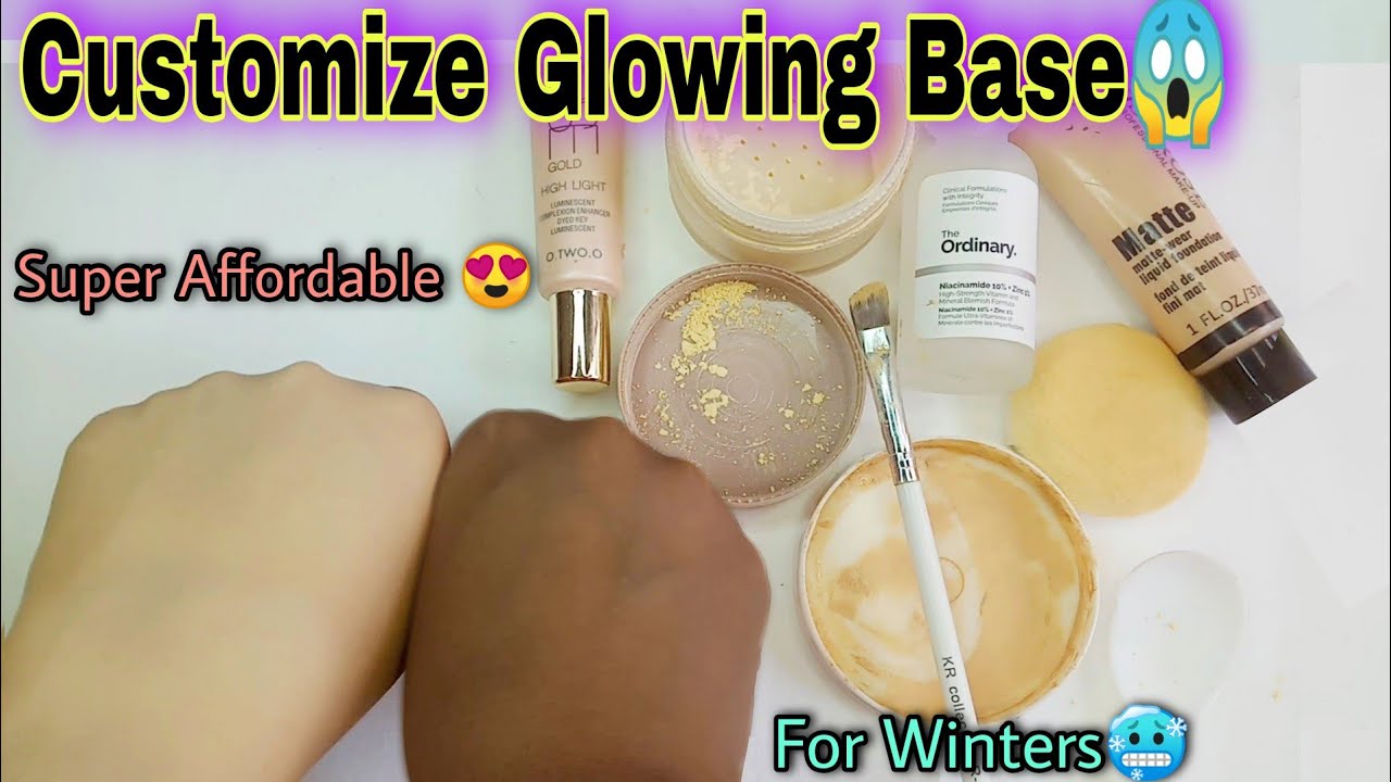 Instant Glowing Base for Winters😍 | Makeup Base Step by Step Guide for ...