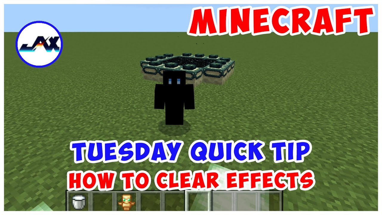 ⛏ How to CLEAR Effects - ?Poisoned? | Minecraft Tuesday Quick Tip 🔥 ...