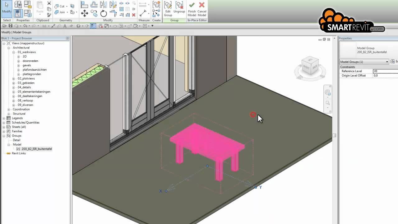 Tip van week 16: Model in Place naar een Revit Family - YouTube
