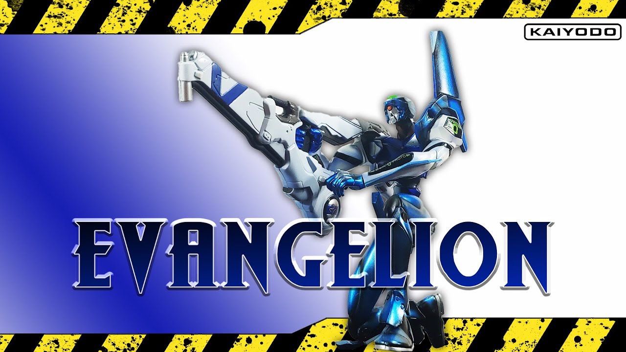 KAIYODO | NEON GENESIS EVANGELION EVA – 00 Prototype Figure. [Blue Metallic Color Version.] Part ...