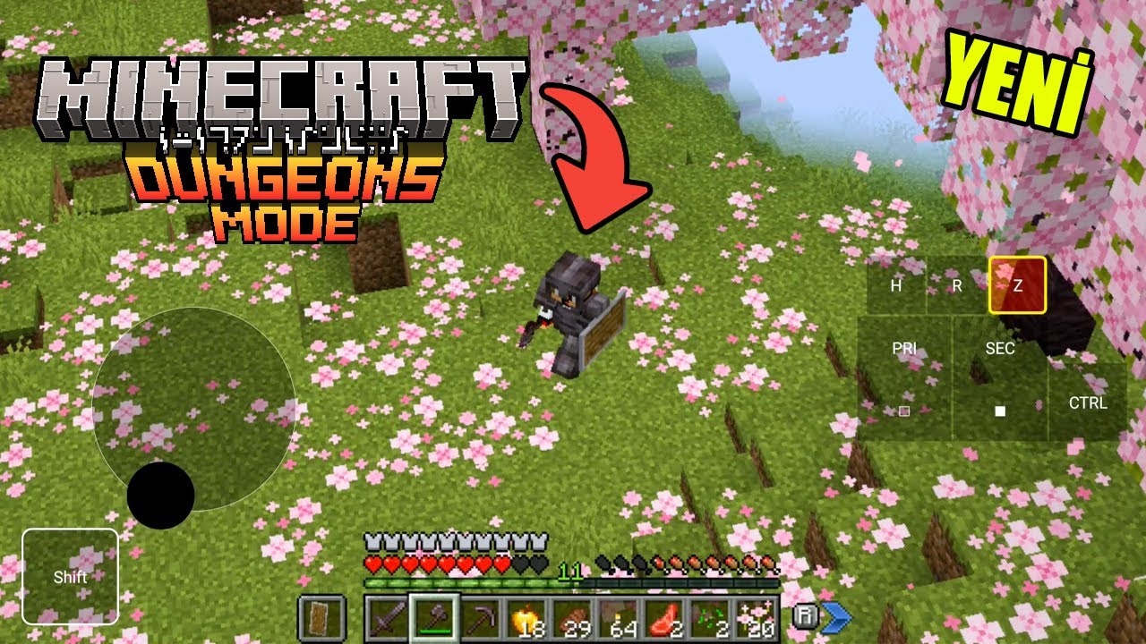 Minecraft Dungeons Mode Java + Zalith Launcher Android - YouTube