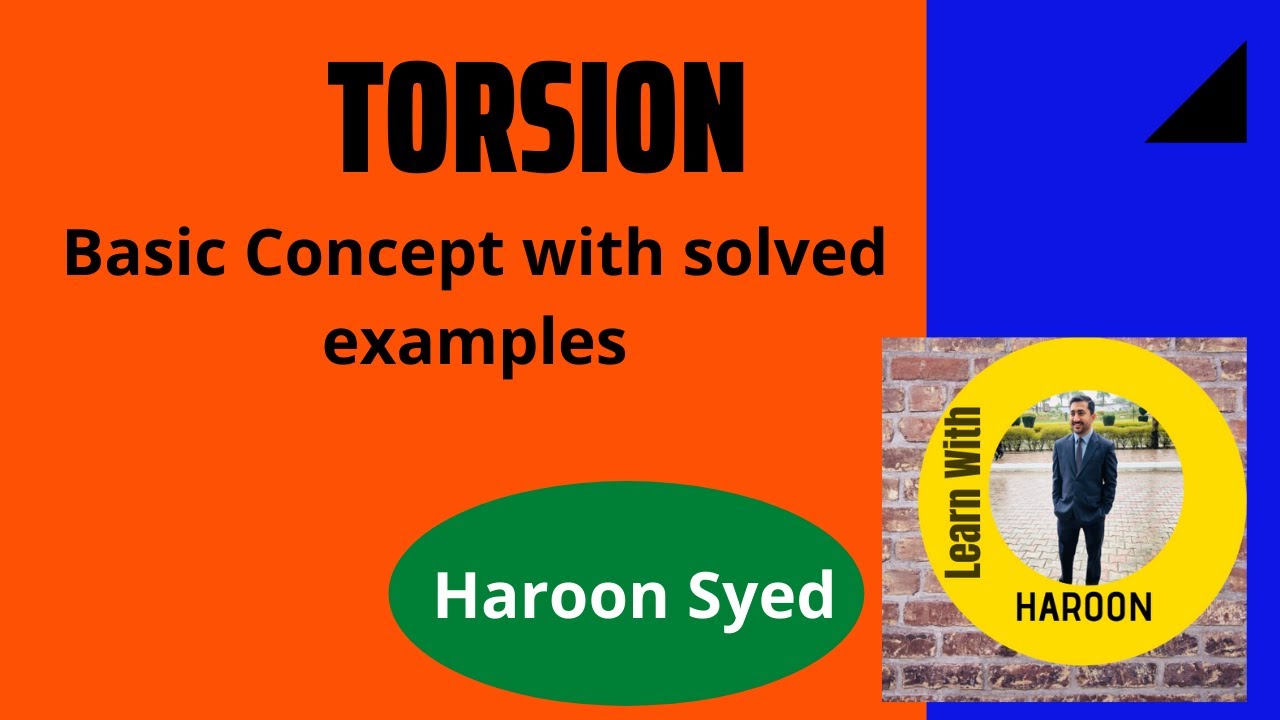 Torsion-Basic concept with solved examples - YouTube