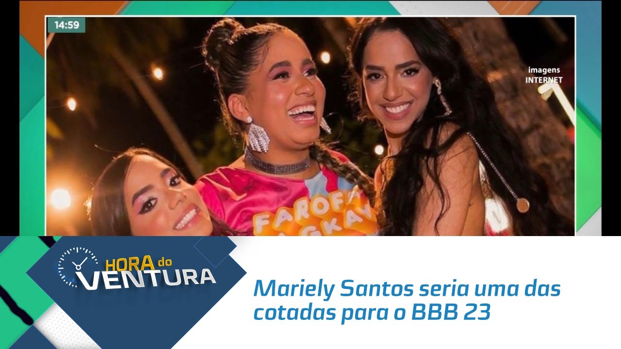 Mariely Santos seria uma das cotadas para o BBB 23 - YouTube