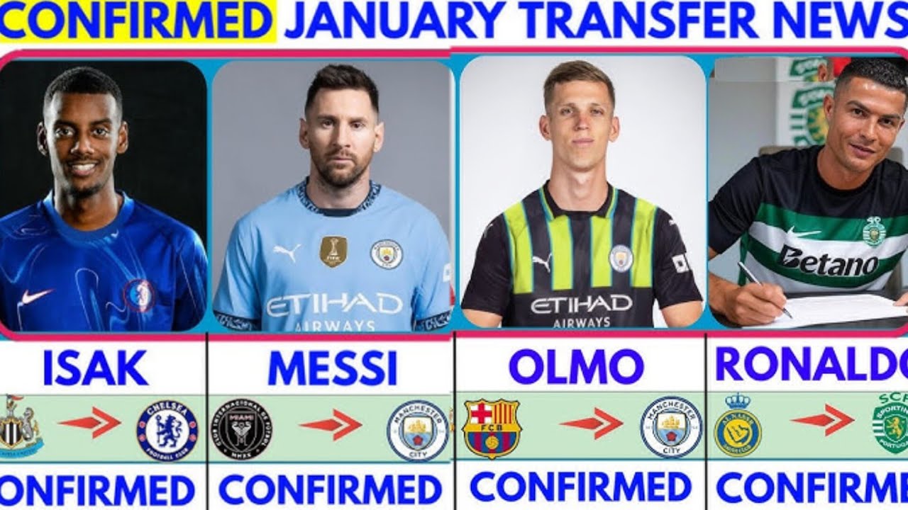 🔥 NEW CONFIRMED TRANSFER NEWS AND RUMOURS WINTER 2025 🔥 MESSI,ARNOLD ...