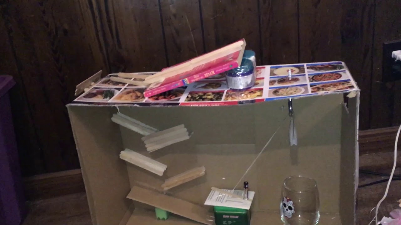 Tea bag Rube Goldberg machine - YouTube