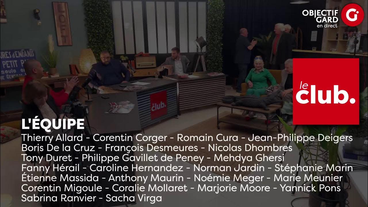 📺 LE CLUB OBJECTIF GARD EN DIRECT spécial 40 ans de mandat de Jean-Luc Chapon ! - YouTube