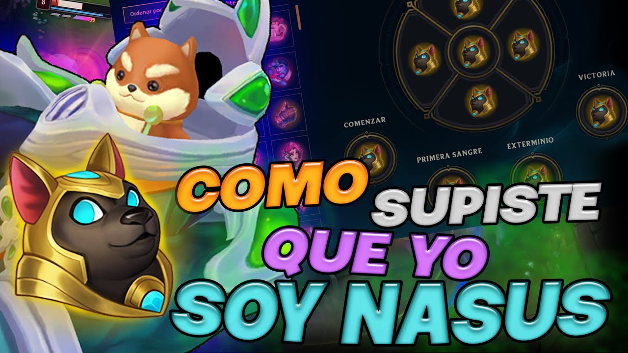 TODOS mis emotes SON DOGE y MADRE0 una FIORA a MINUTO 3 .- Nasus de ...