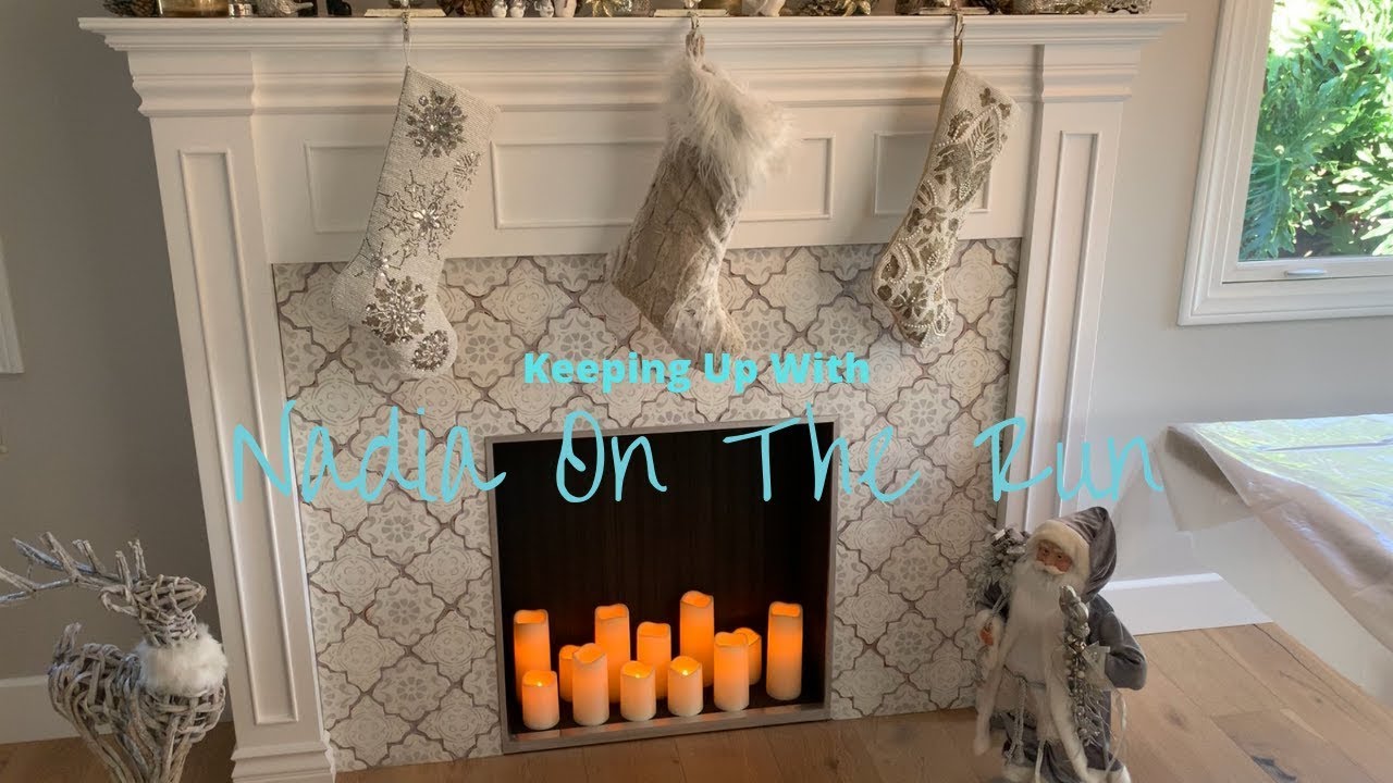 Nadia On The Run | Fireplace DIY - YouTube