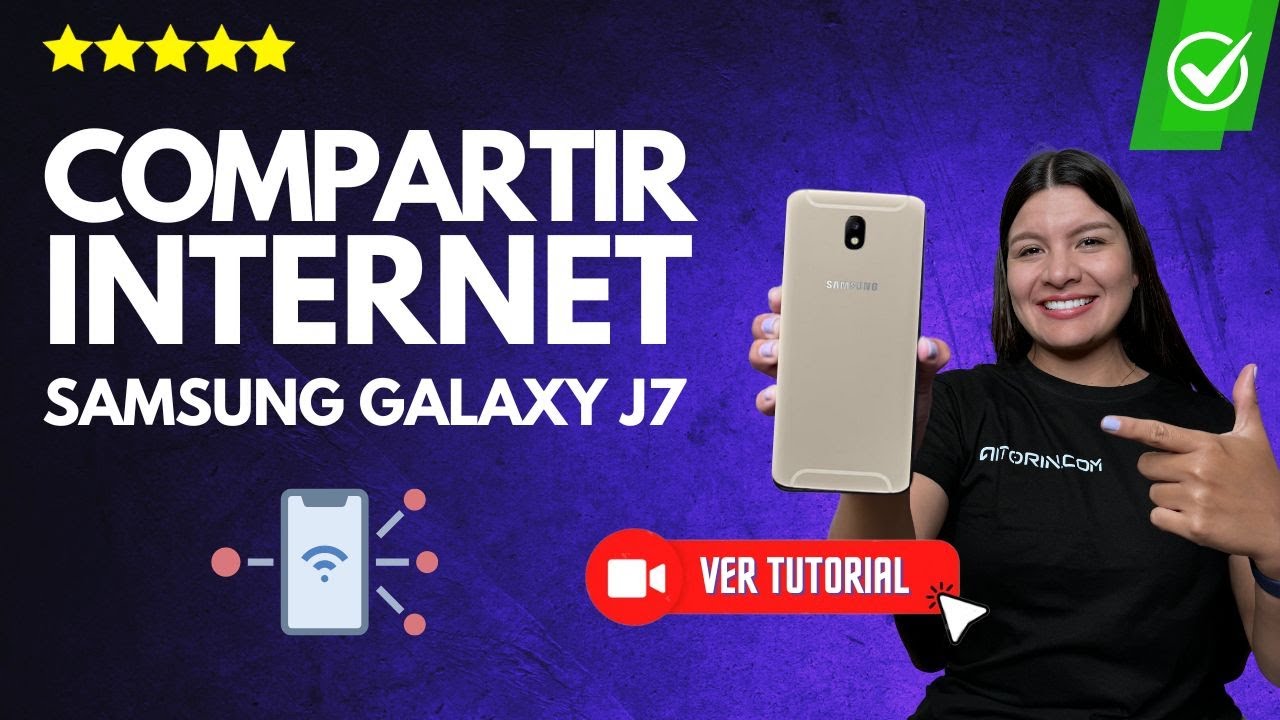 ¿Cómo COMPARTIR INTERNET desde Samsung Galaxy J7? | 🌐📱Mantén a todos ...