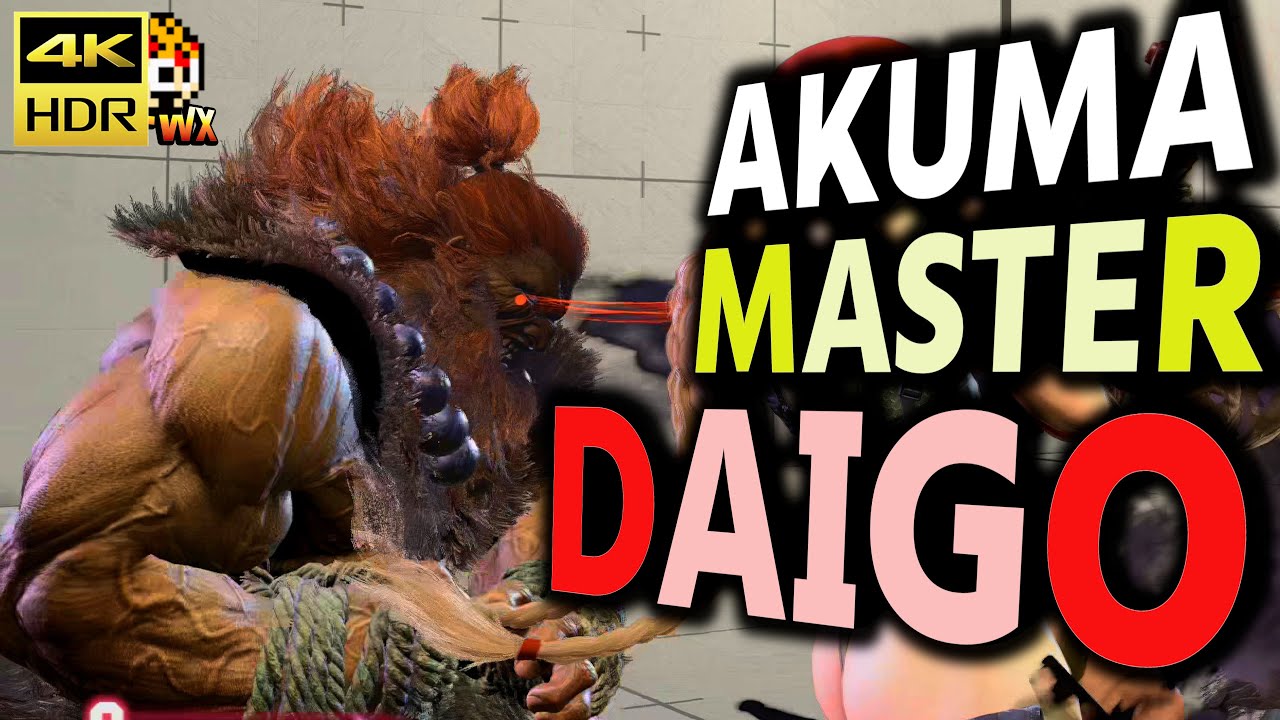 SF6: Daigo Akuma Master VS Akuma | sf6 4K Street Fighter 6 - YouTube