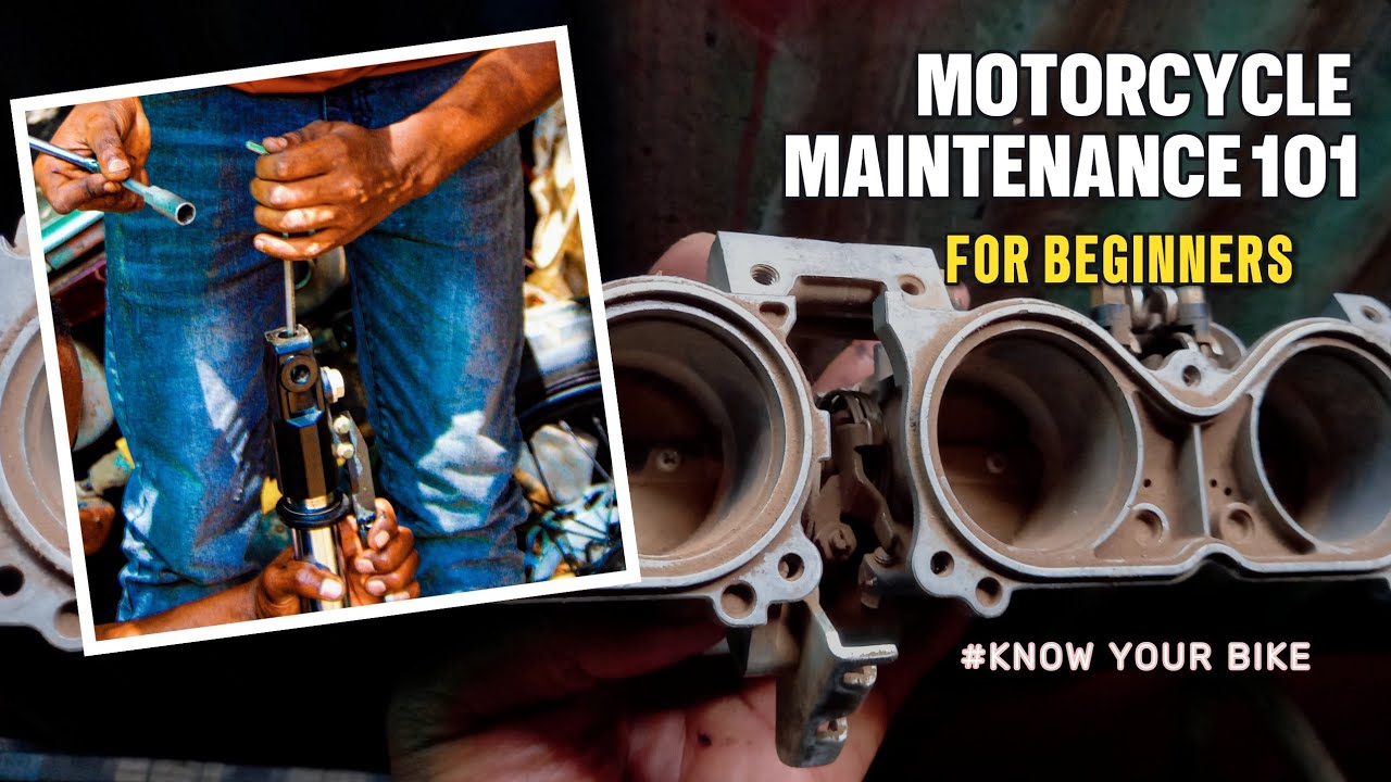 Beginners' Guide on Motorcycle Maintenance || Know Your Bike - YouTube