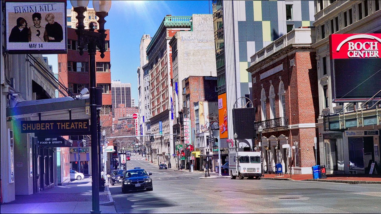 Boston's Empty Streets COVID-19 (4K UHD) - YouTube