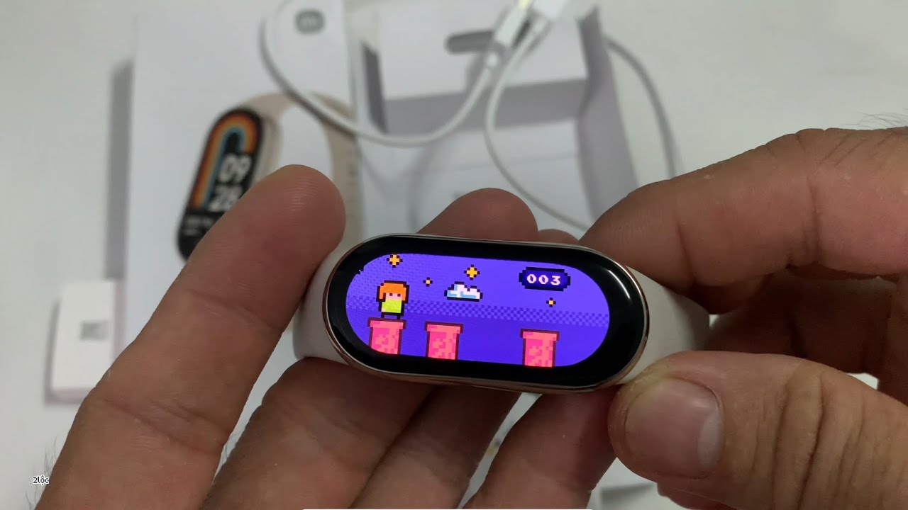 Chơi Games Trên Xiaomi Mi Band 8 Màu Trắng Cực Đẹp - Play Games Xiaomi ...