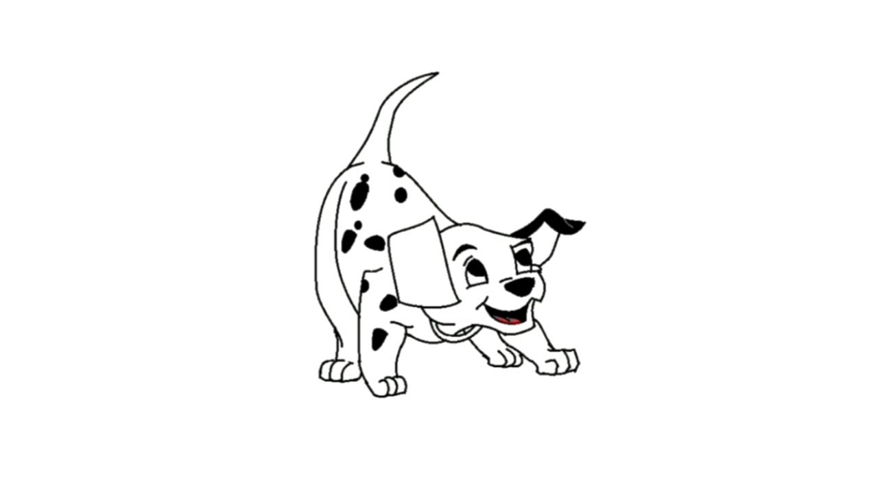 How To Draw Dog In MS PAINT - YouTube