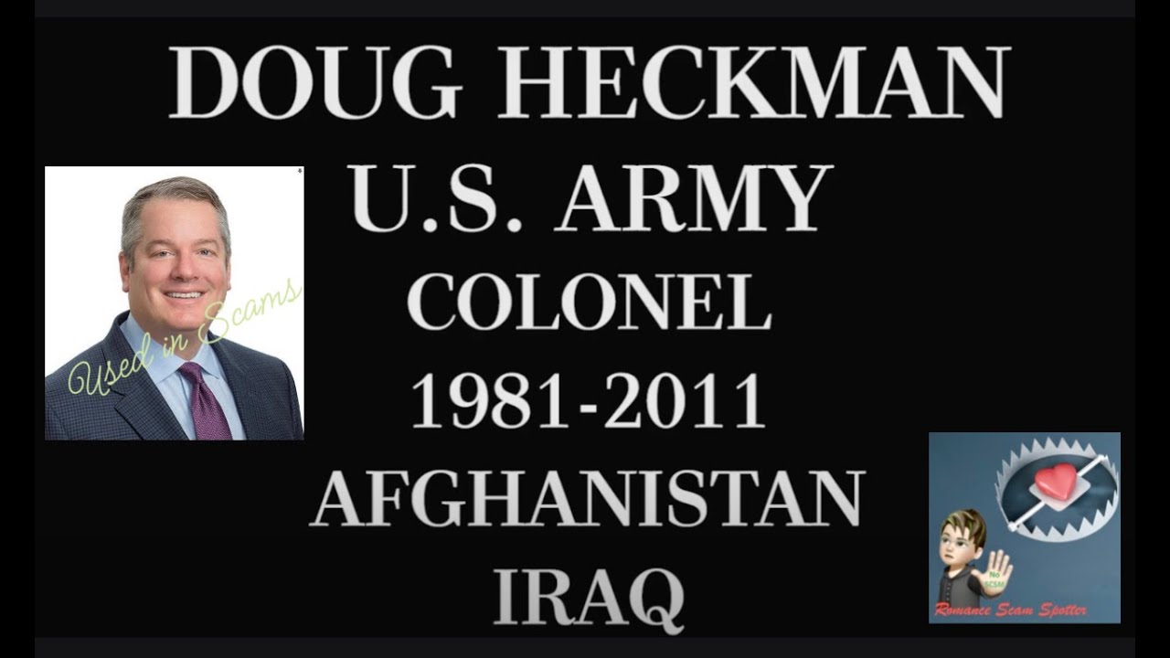 Doug Heckman's images are used in Scams - YouTube