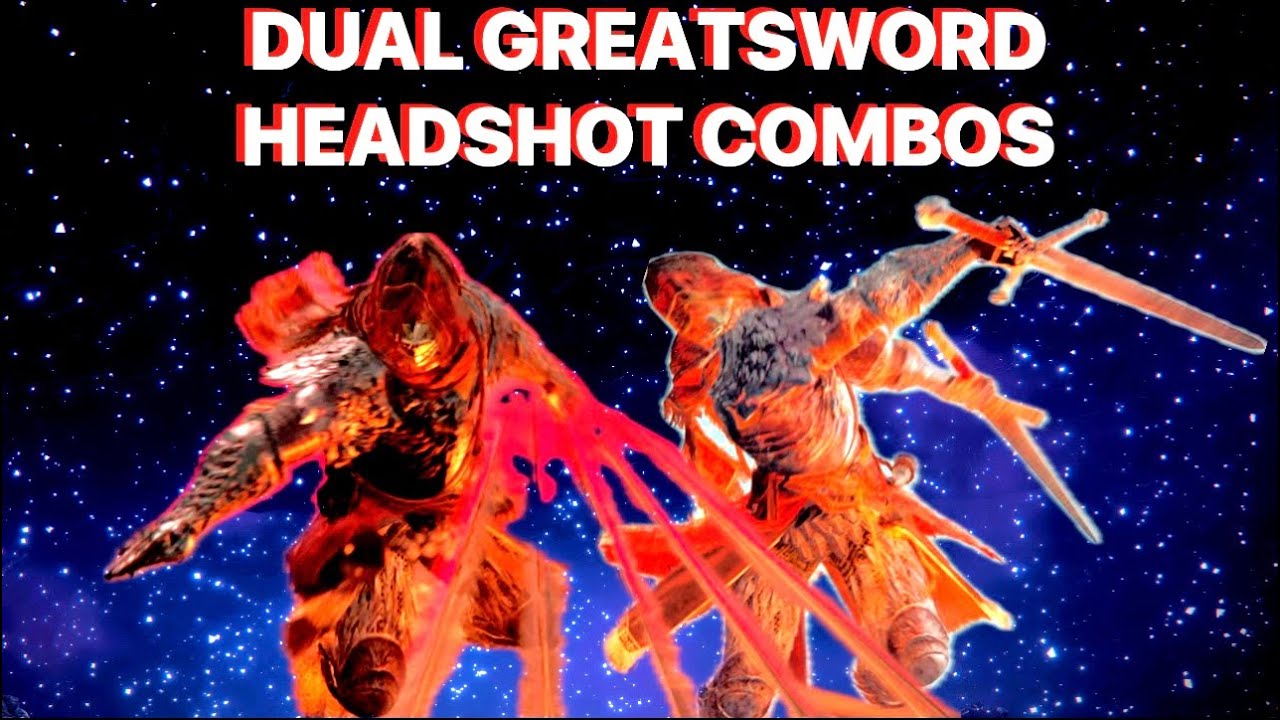 NEW Power Stance GREATSWORD Headshot Combos Are BROKEN! - Elden Ring ...