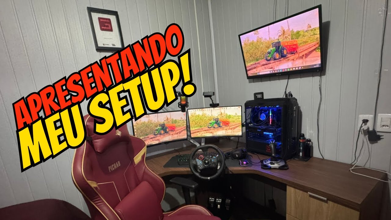 DESCOBRA AGORA: Meu SETUP GAMER INCRÍVEL com as MELHORES CONFIGURAÇÕES ...