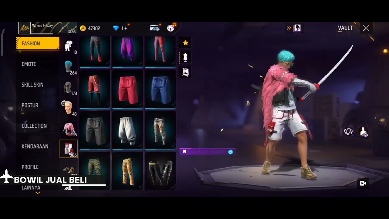 jual akun ff sg2 unggu baju eks sam terbaru 2023 - YouTube