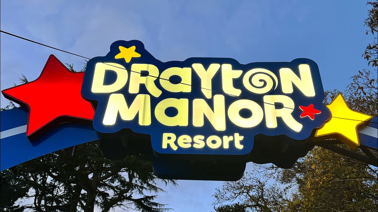 Drayton Manor in December 2023 - YouTube