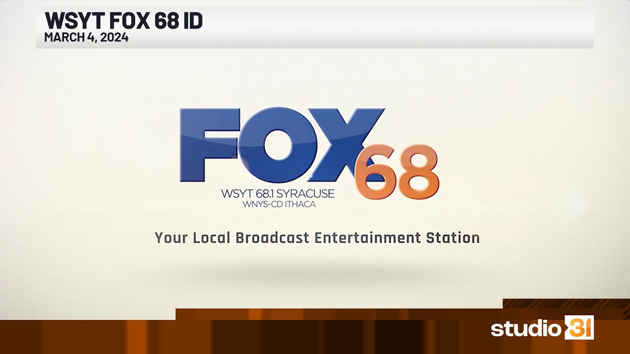 WSYT FOX 68 ID, 3/4/2024 - YouTube
