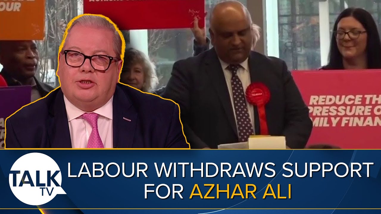 Labour withdraws support for Rochdale candidate Azhar Ali after Israel ...