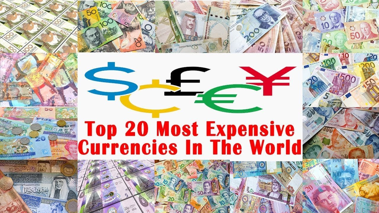 Top 20 Most Expensive Currencies In The World - YouTube