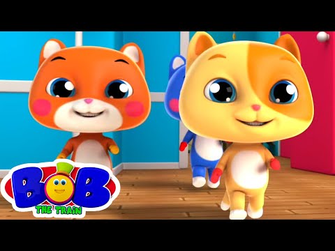 Üç küçük Kedi yavruları | Çocuklar için müzik | Tekerlemeler | Bob The Train Türkçe | Okulöncesi