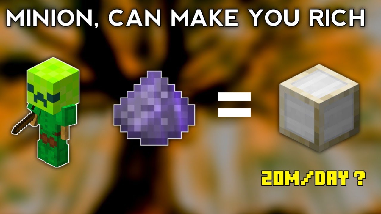 EP62 money making minion in fakepixel | gunpowder is op in fakepixel ...