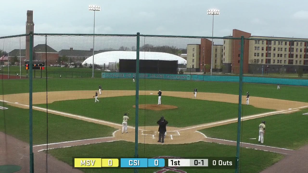 Baseball vs. Mt. St. Vincent - DH - YouTube