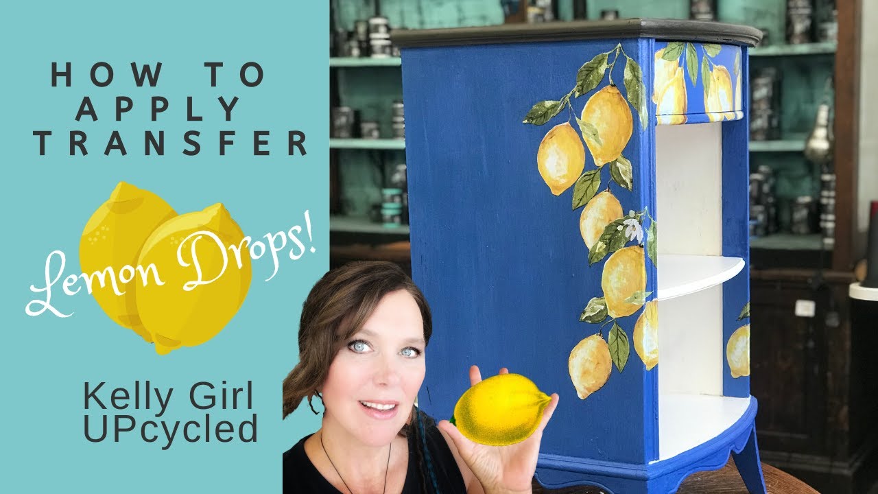 how to apply transfer to a side table Part 1 - YouTube