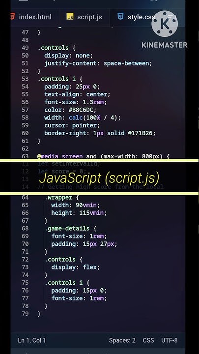 Snake Game in JavaScript | by CodeMaster - YouTube
