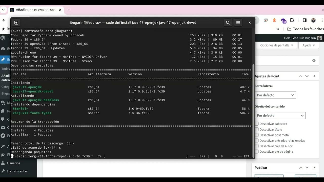 Instalación OpenJDK Java en Fedora Linux - YouTube