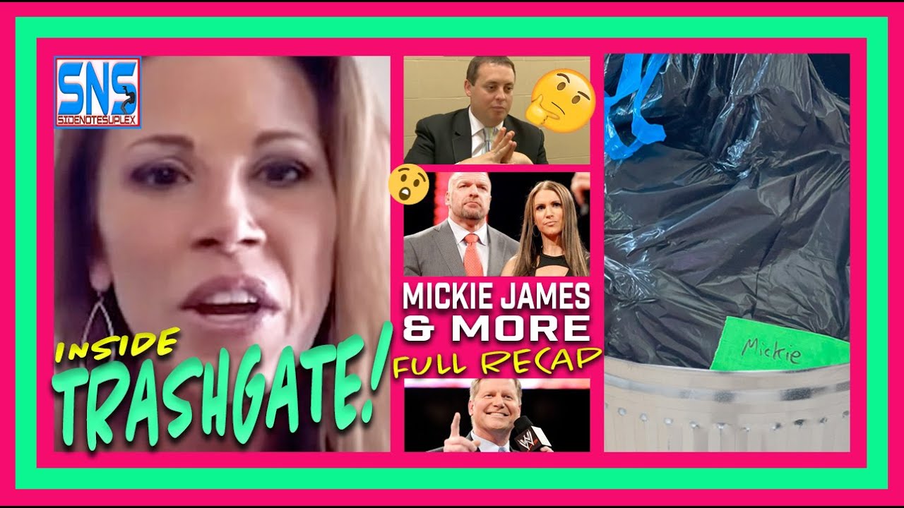 Mickie James Trashbag Gate Scandal! WWE Fires Mark Carrano and more ...