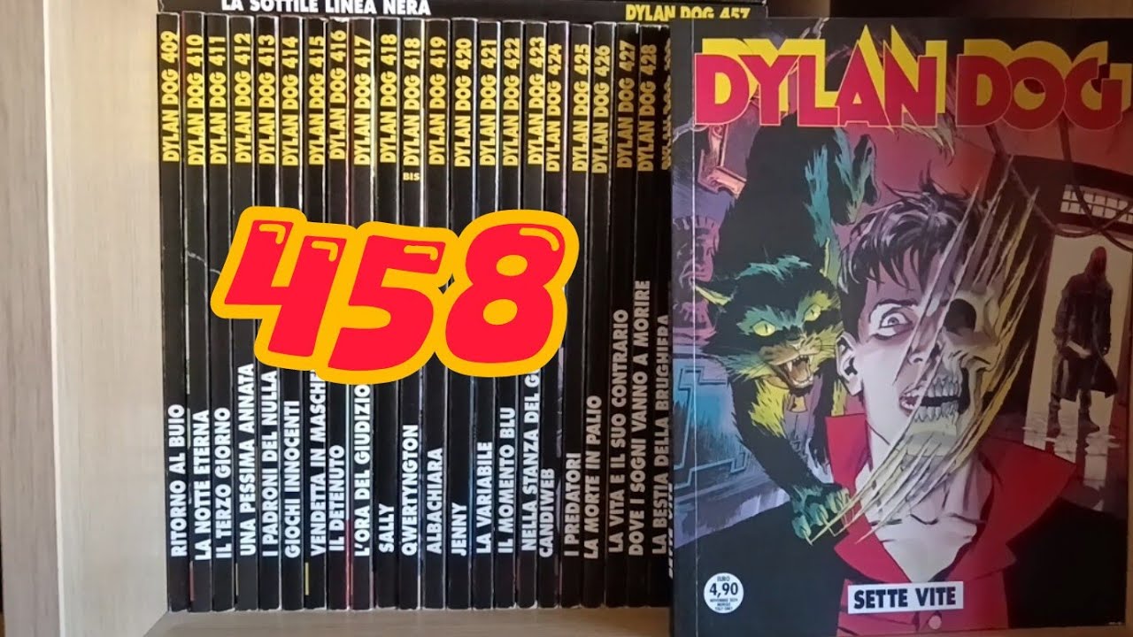 DYLAN DOG #458 - SETTE VITE 😼🔥🖤🌀🌟 - YouTube