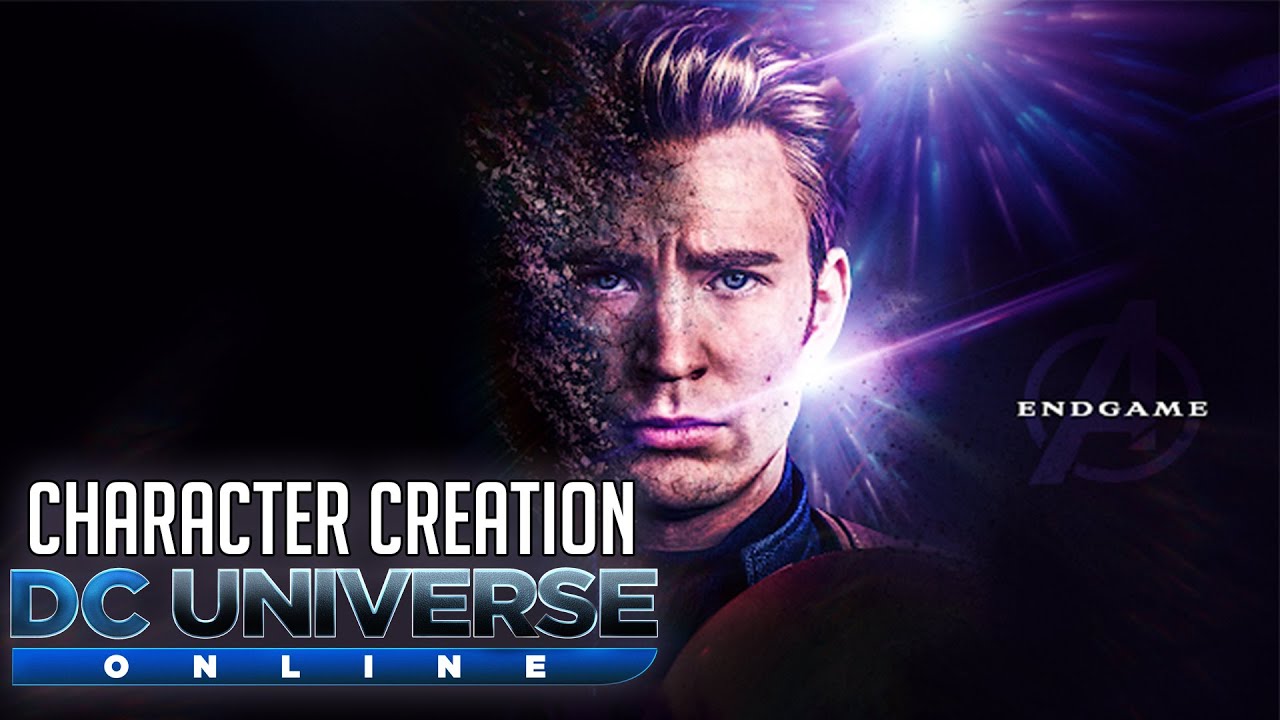 DCUO - Captain America Character Creation *Avengers Endgame* - YouTube
