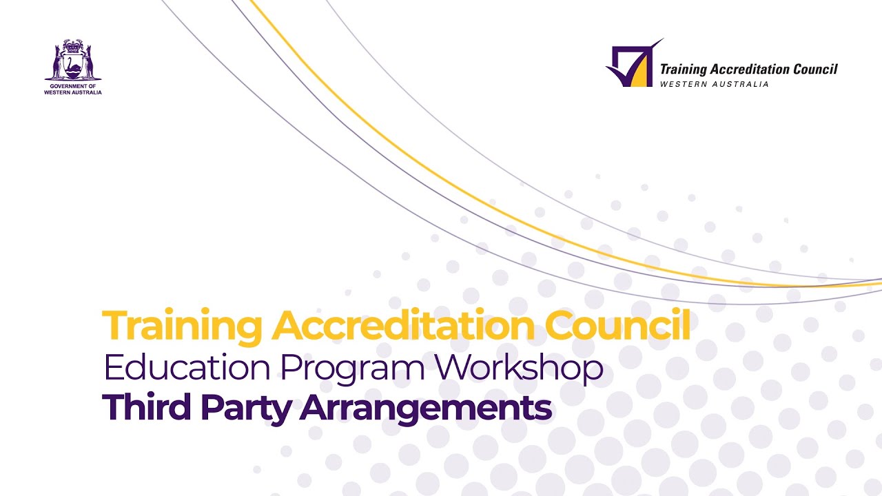 Third-Party-Arrangements - The provision of services on behalf of RTOs ...
