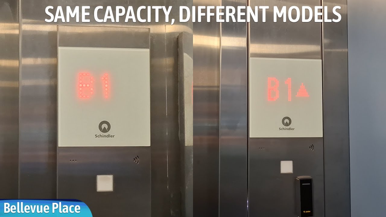Same Capacity, but Different Models | Schindler 3300 & 5500 Elevators ...